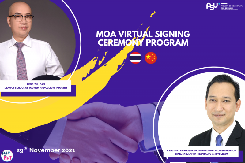 MOA Virtual Signing Ceremony Program | Faculty of Hospitality and Tourism
